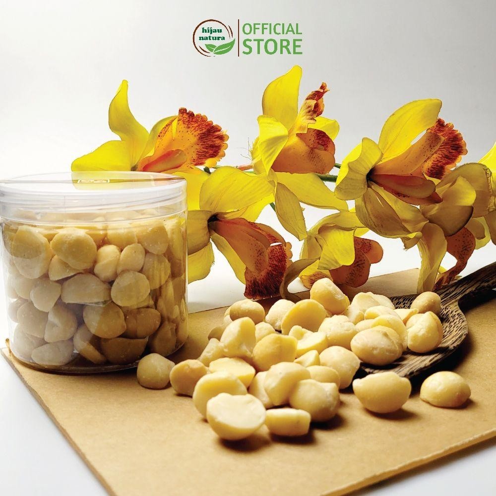 (Hijau Natura) Premium Roasted Macadamia (Halves) 180g | Shopee Malaysia