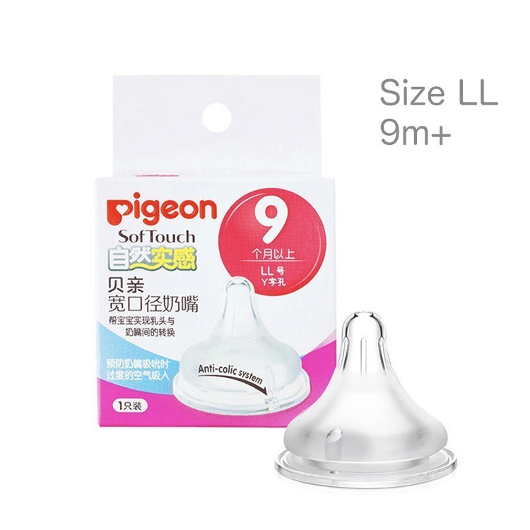 2rd Generation Pigeon PPSU Milk Bottle Wide Neck Botol Susu Pigeon Teat Nipple Puting Susu Wide ...