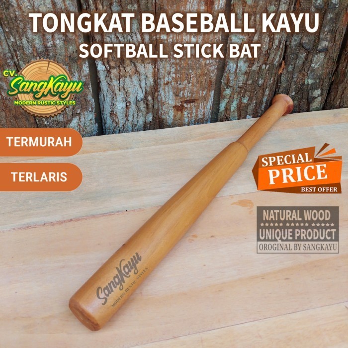 KAYU Sangkayu, solid wood baseball bat baseball bat softbal baseball ...