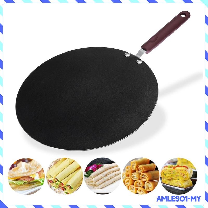 [AmlesoaeMY] Nonstick Dosa TAVA Fry Frying Pan 30cm Chapati Roti Bread ...