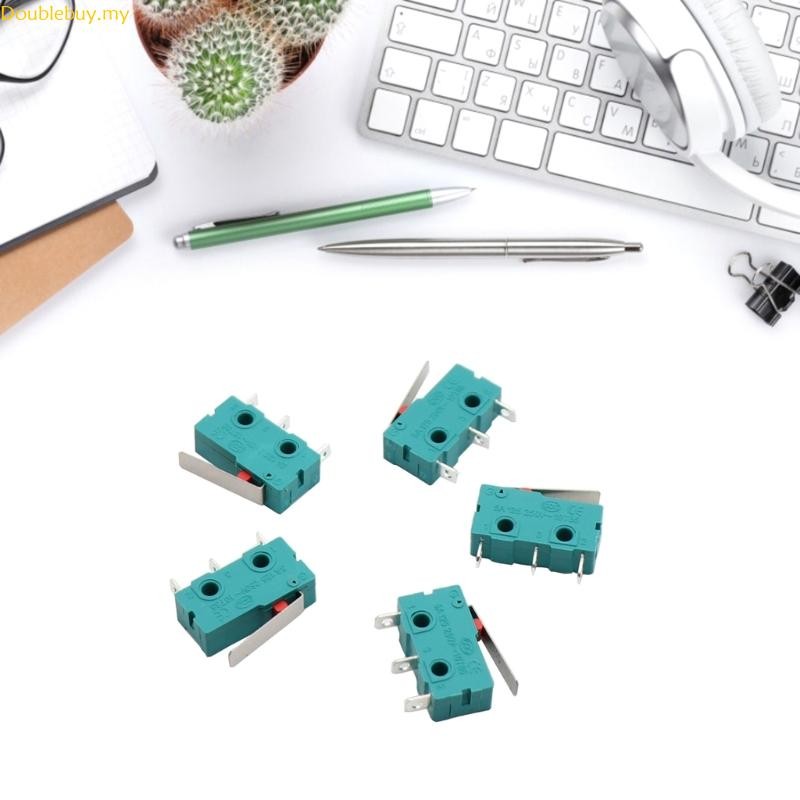 Doublebuy 5pcs KW4-3Z-3 Micro Limit Switch 3D Printer 3Pin Micro Switch KW4 3Z 3 Dustproof ...