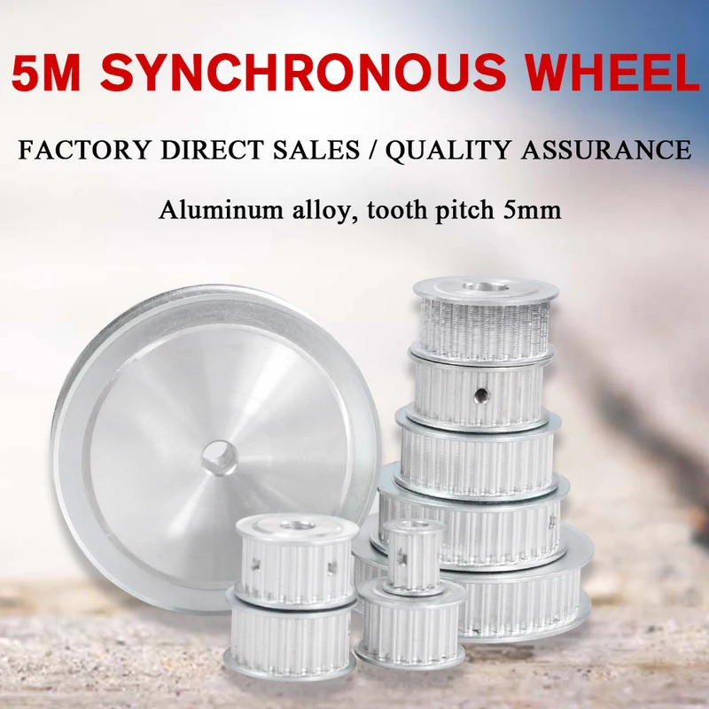5M 20T Timing Pulley 20Teeth 5M-20T 16/21mm Width Toothed Belt Pulleys ...