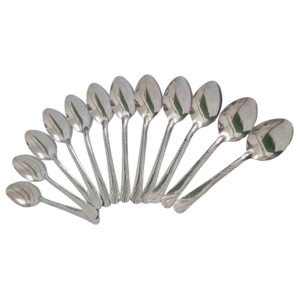 SPOON SK0818C 12PCS STAINLESS STEEL (CAMCA BESI / SUDU BESI) | Shopee ...