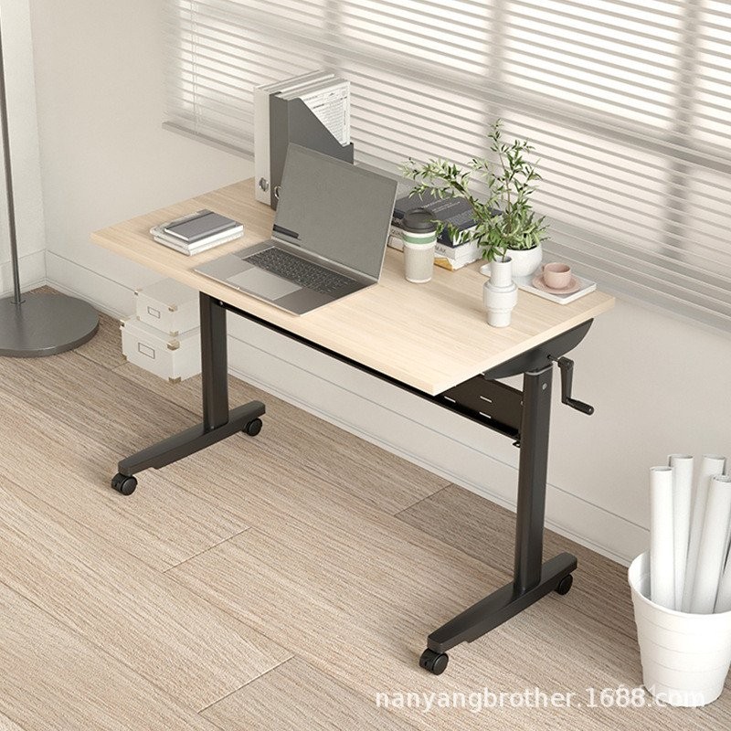 Standing Lifting Desk Computer Desk Hand-Cranked Lifting No Power ...