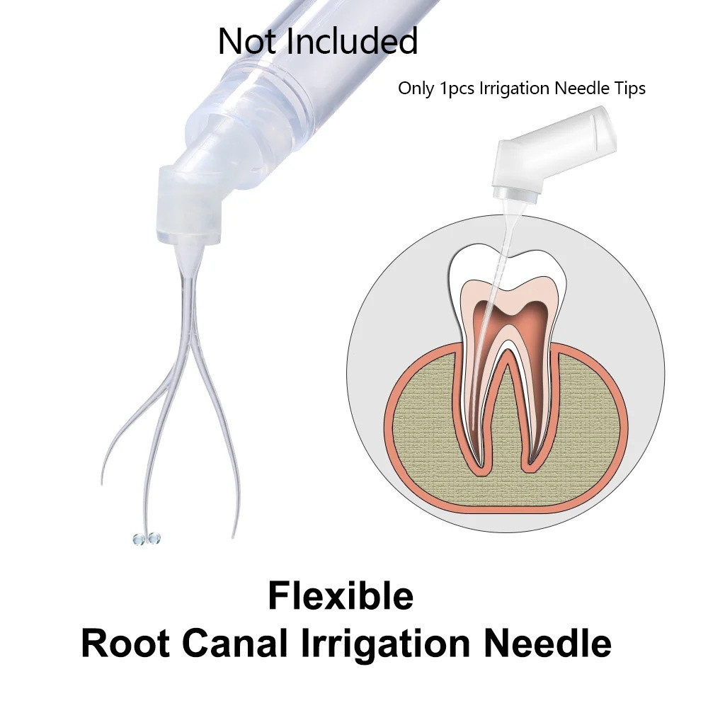 30PCS/box Dental Irrigation Endo Needle Tip Elbow Double Side Hole For ...