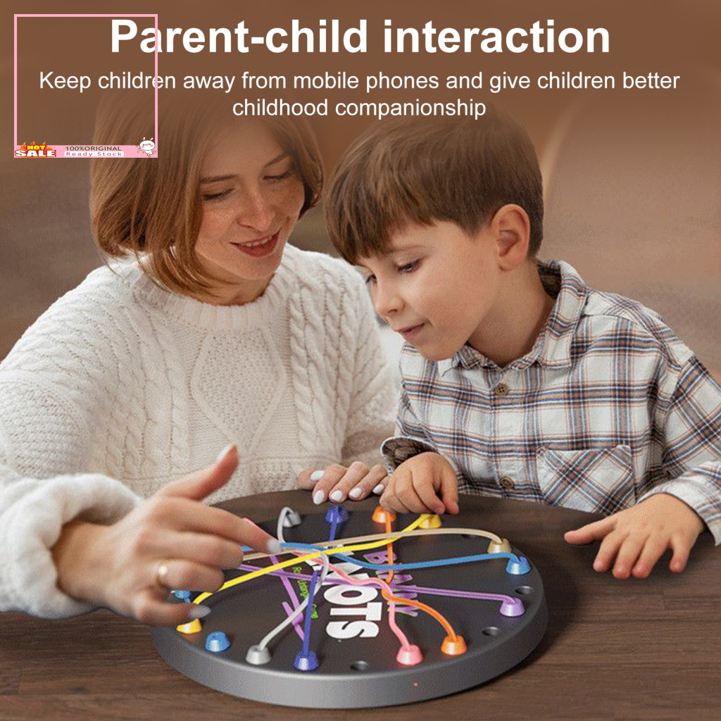 GOF Elastic Rope Untangling Board Logic Thinking Training Rope Game ...