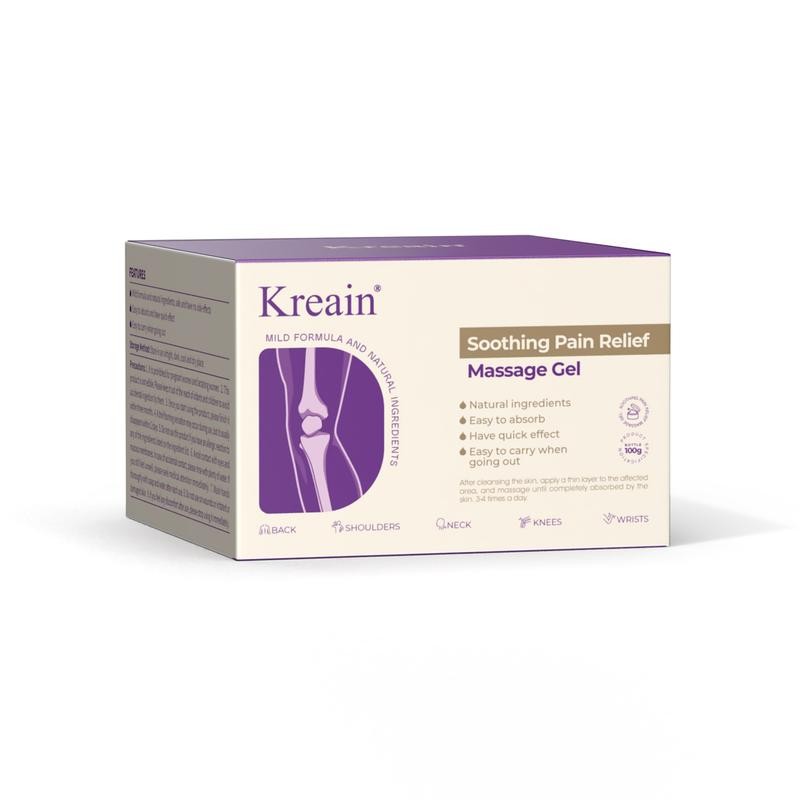 Kreain 2 Fast-Acting Gel for Joint, Muscle, and Body Comfort, Soothing ...