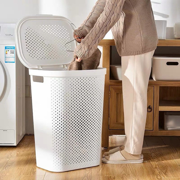 laundry basket laundry basket with wheels basket Large Size Plastic ...