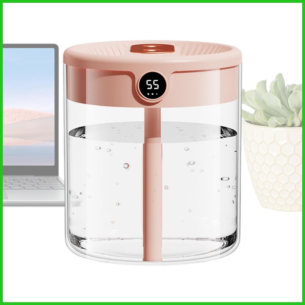Bedroom Humidifier Double Top Fill Humidifiers Large Capacity 2L Tank ...