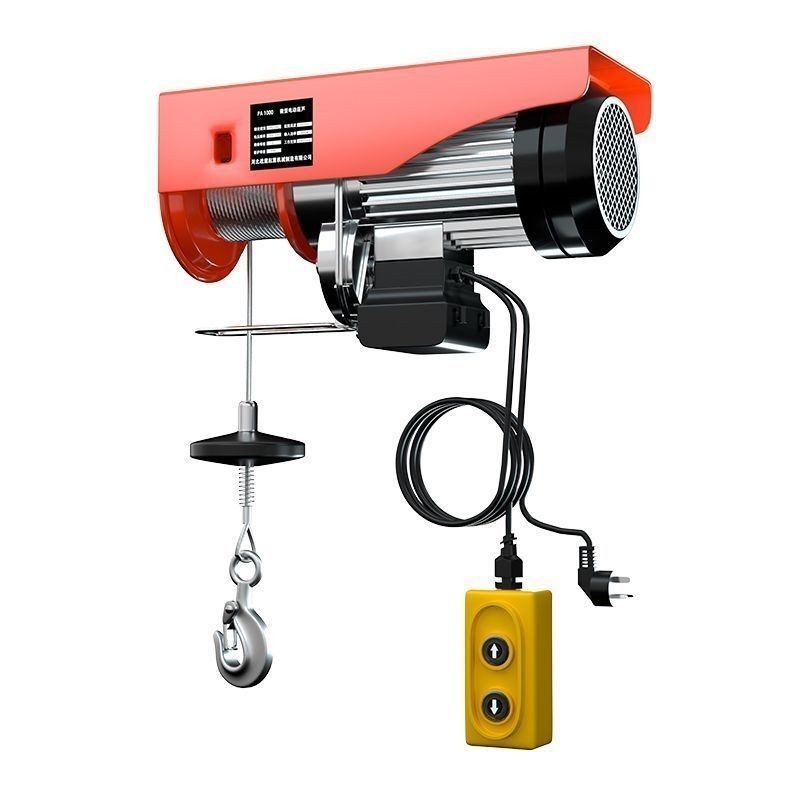 Mini electric hoist 220v household small crane electric hoist hoist ...