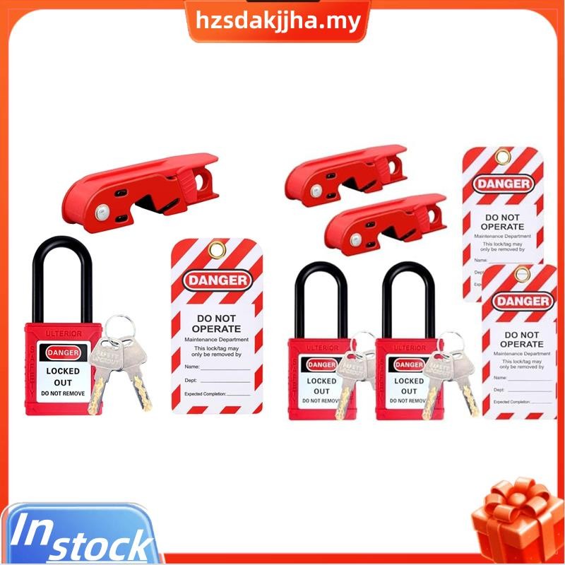 Circuit Breaker Lockout Set, Circuit Breaker Lockout, Lockout Tagout ...