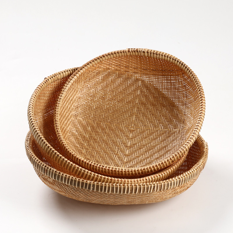 Bakul Anyaman Buluh Buatan Tangan Bakul Buah Ruang Tamu Bakul ...