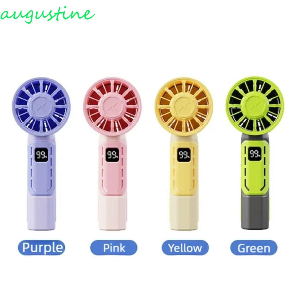 AUGUSTINE Mini High-speed Fan, Portable 100 Gear Wind Handheld Turbo ...