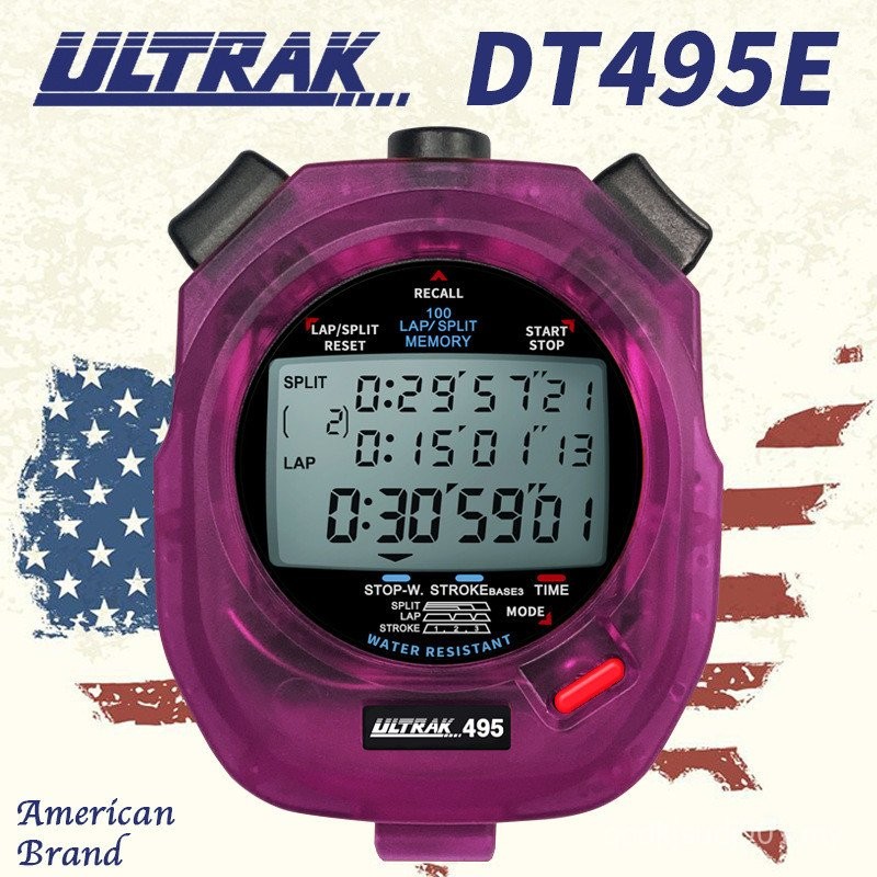Electronic Stopwatch ULTRAK ULTRAK 100-Channel 3-Line Timer Track Field ...