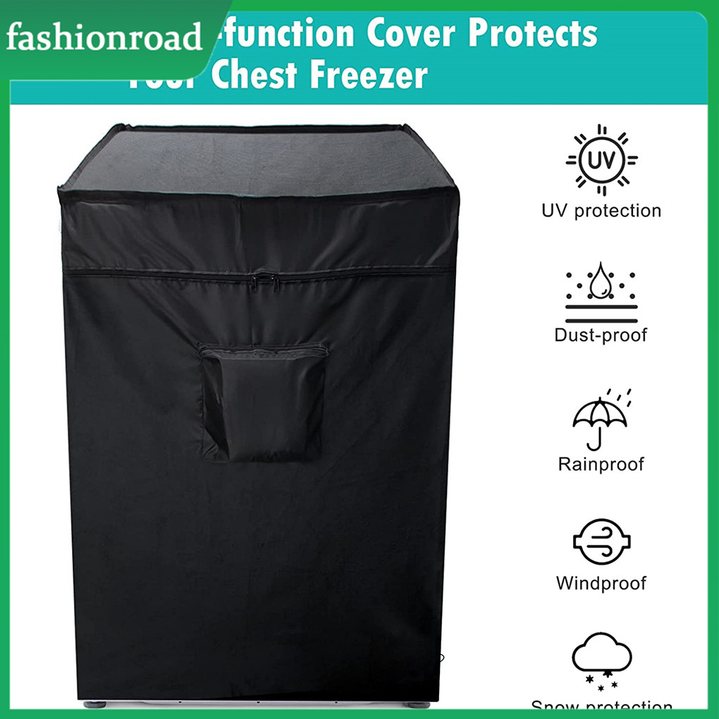 Outdoor Chest Freezer Cover Top With Zipper For Easy Access Chest ...