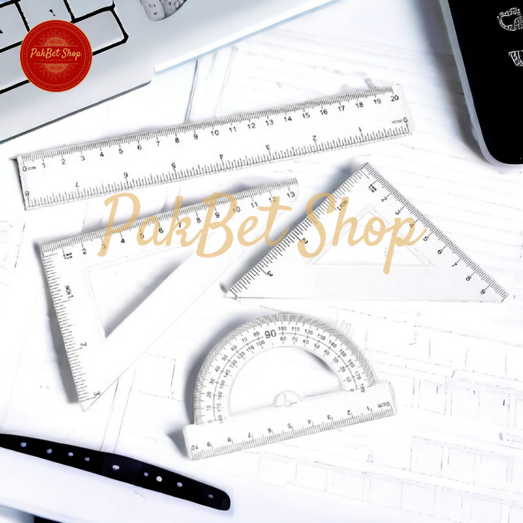 TMM 4 in 1 Ruler Set for Students, Engineering, Kids, and Architecture ...