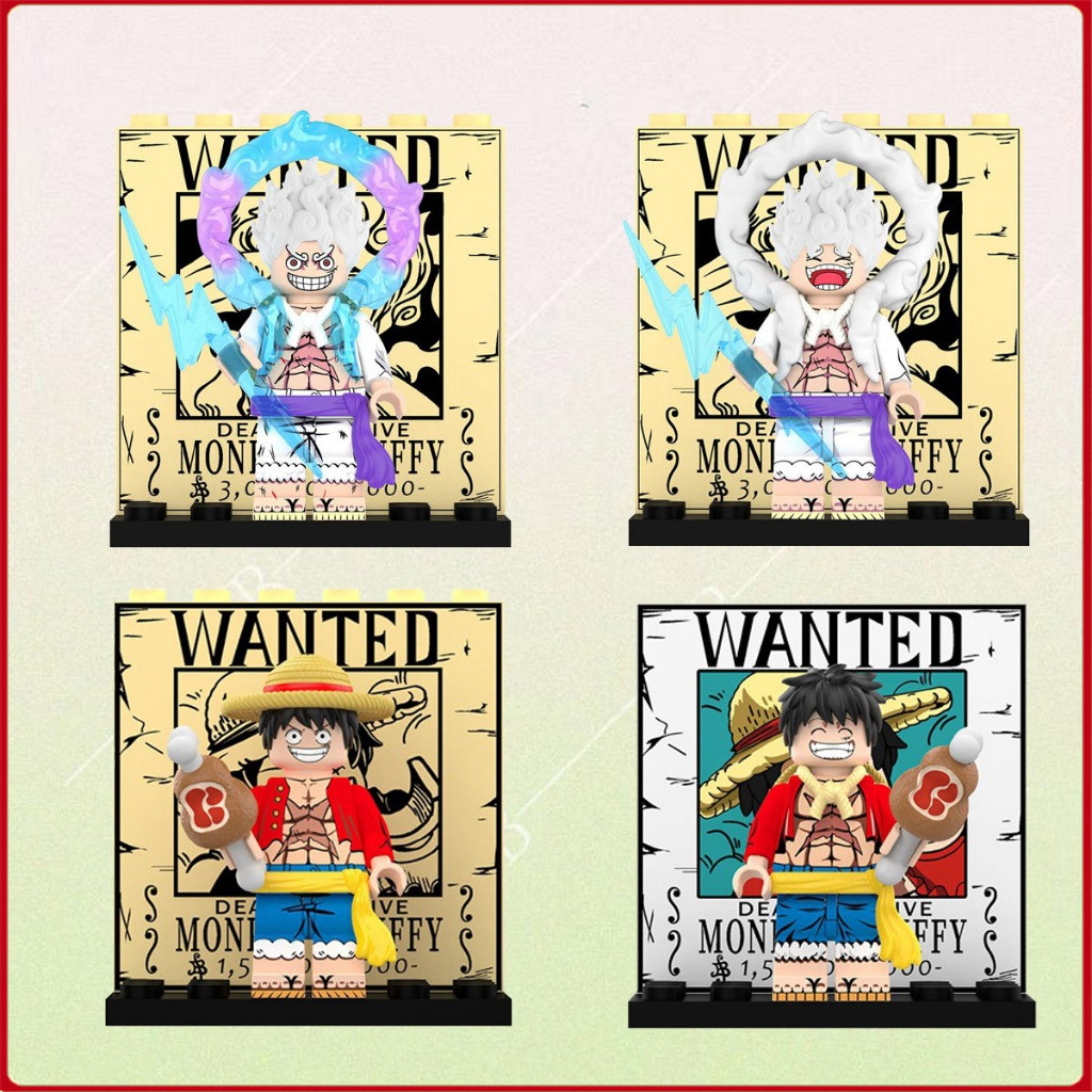 Educational building blocks Anime series ONE PIECE assembled minifigure ...