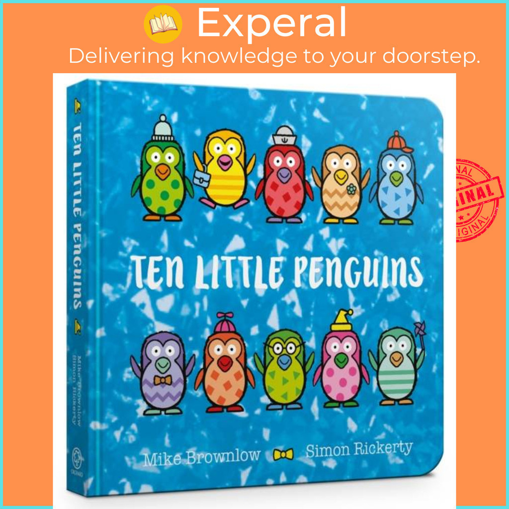[English - 100% Original] - Ten Little Penguins Board Book by Simon ...