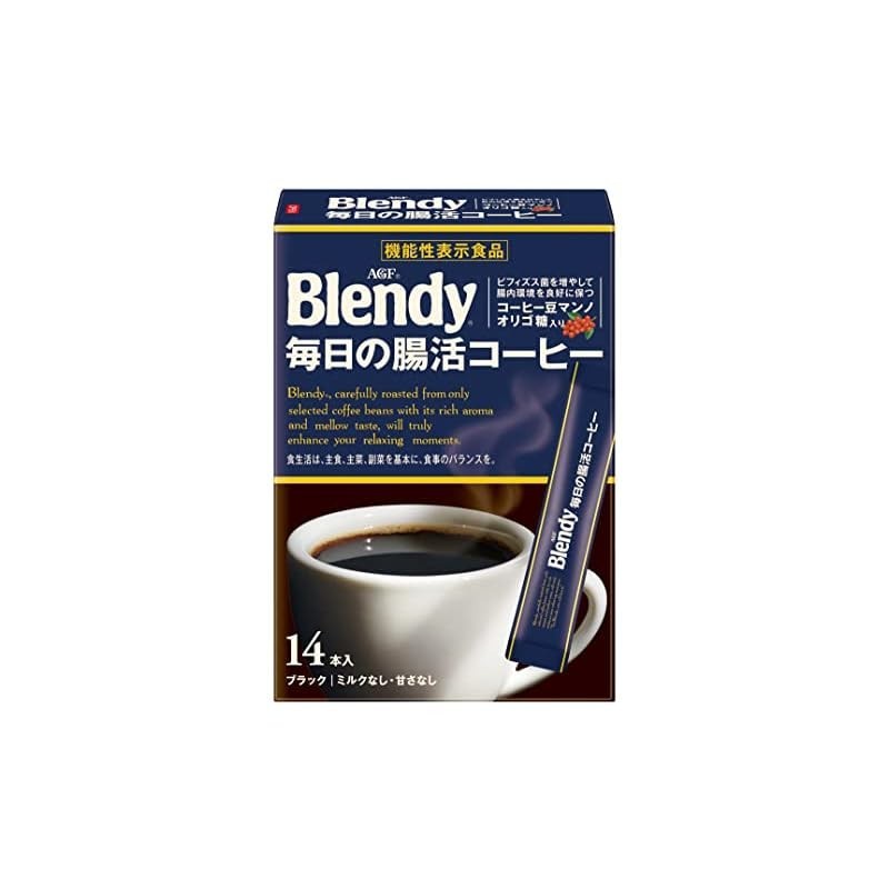 【Direct from Japan】AGF Blendy Stick Black Daily Intestinal Life Coffee ...
