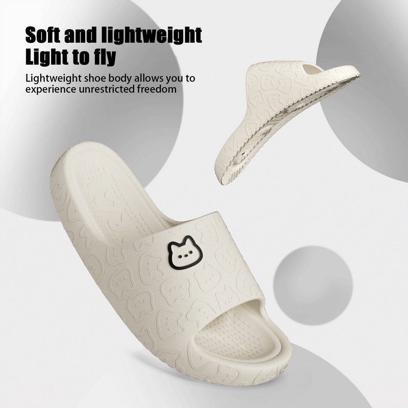 Raya Selipar Wanita Cute Bear Indoor Slippers EVA Anti-Slip Slipper ...