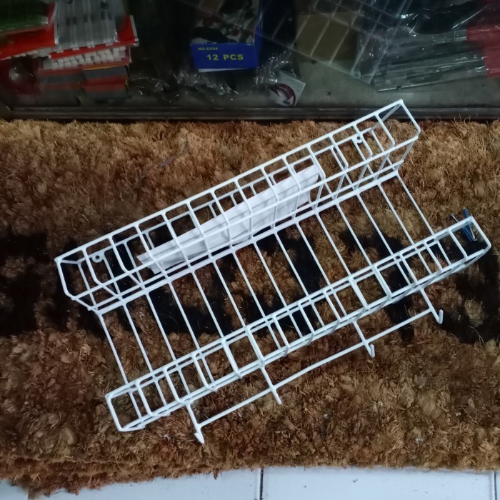 SAMPO 2-tier Iron Hanging Shampoo Rack/Soap Rack/Spice Rack | Shopee ...