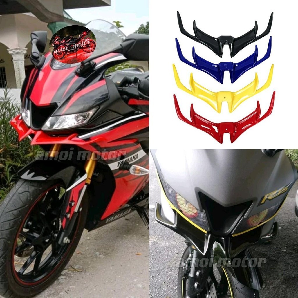R15 V3 WINGLET FRONT FAIRING WINGLET COVER R15 R15 V3 PLASTIC | Shopee ...
