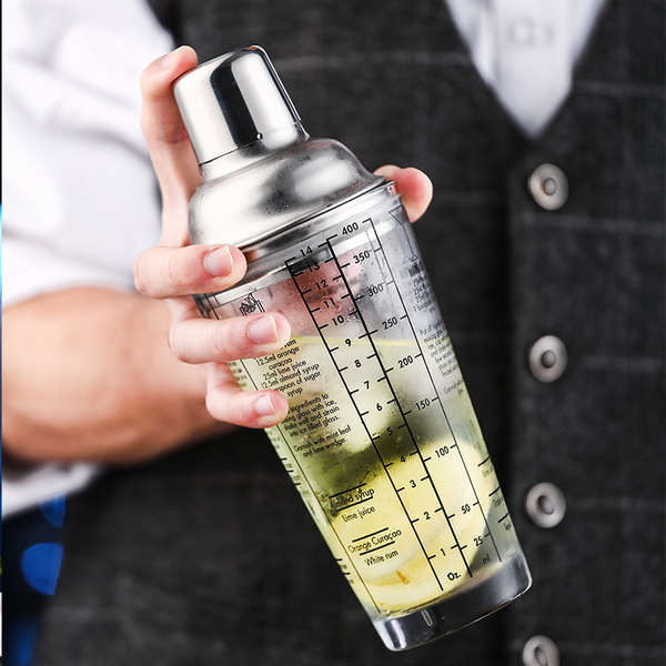 Glass Shaker Scale Shaker with Formula Shaker Three-Stage Shaker Bar ...