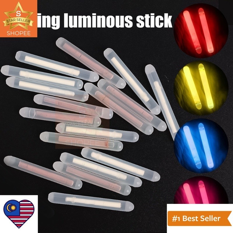 (MW)10Pcs 2.5/4.5mm Light Night Fishing Float Rod Lights Colorful Dark ...