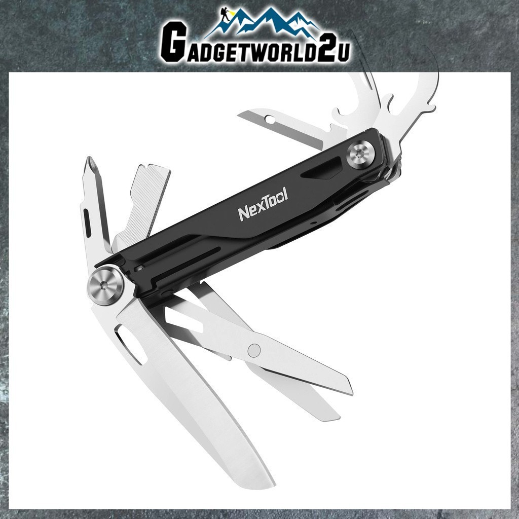NexTool 12-in-1 Knight NE20153 EDC Steel Knife Scissors Multifunctional ...