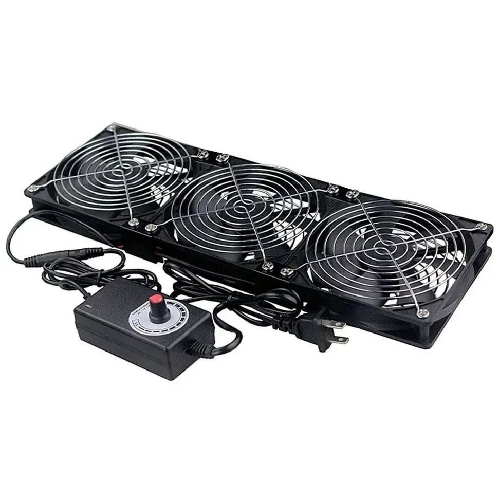 3000RPM Cooling Fan with Controller 120mm 12V 220V Router Fan Cooling ...