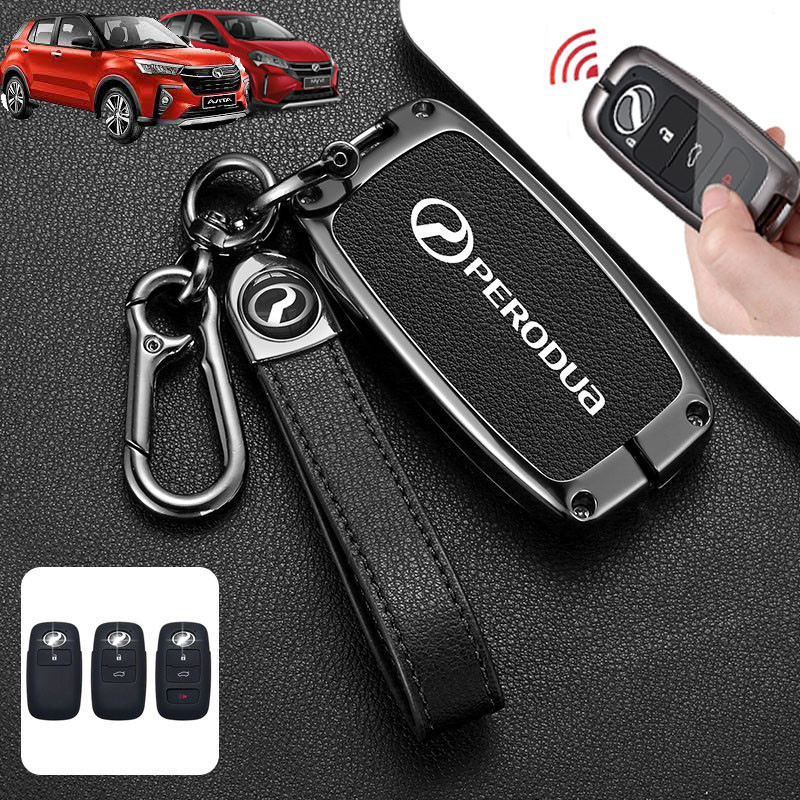 Perodua Myvi Ativa Axia Alza Veloz 2022 2023 Metal Car Key Cover Case ...