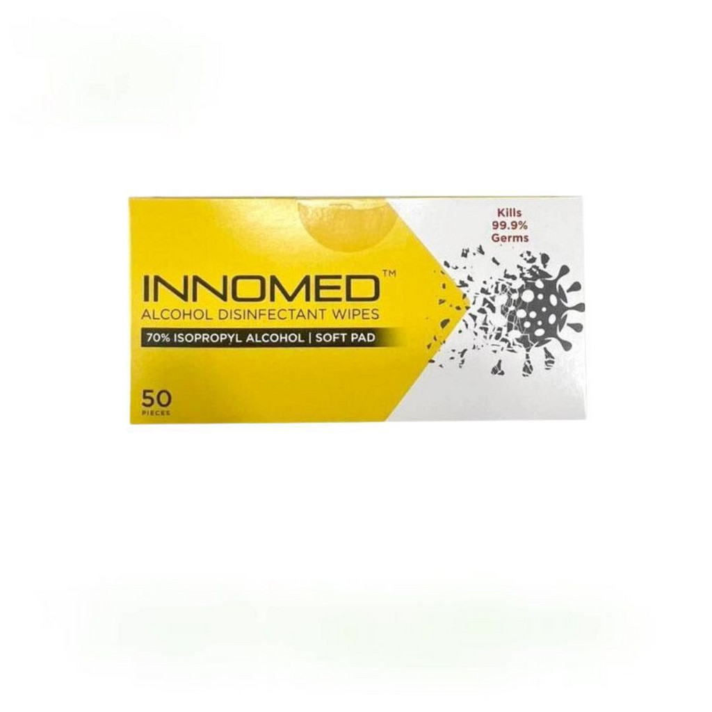 Innomed Alcohol Disinfectant Wipes 50's | Shopee Malaysia