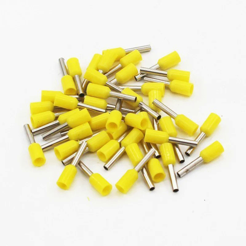 1000PCS Insulated Ferroles Crimp Terminal Cord End Wire Connector E0508 ...