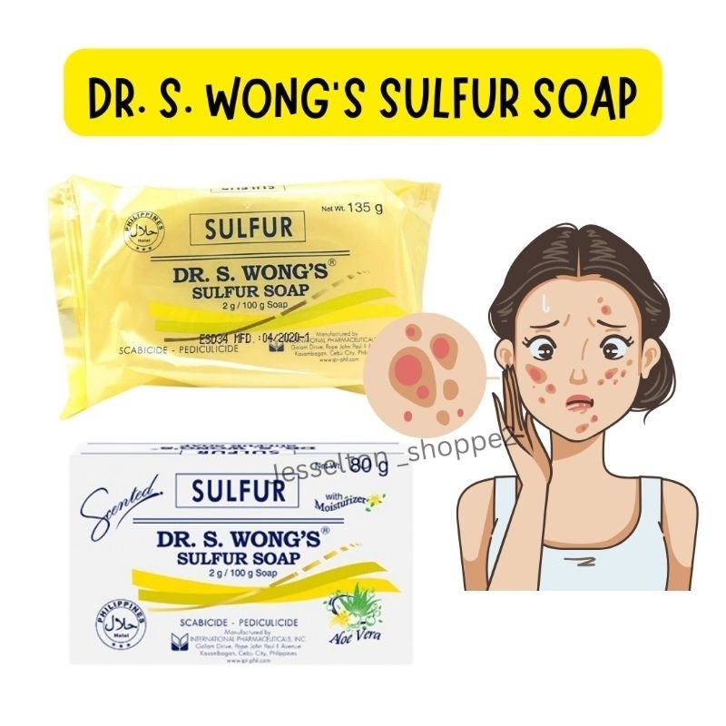 DR.S.WONG'S Sulfur Soap with Moisturizer / Medical (Sabun Berubat ...