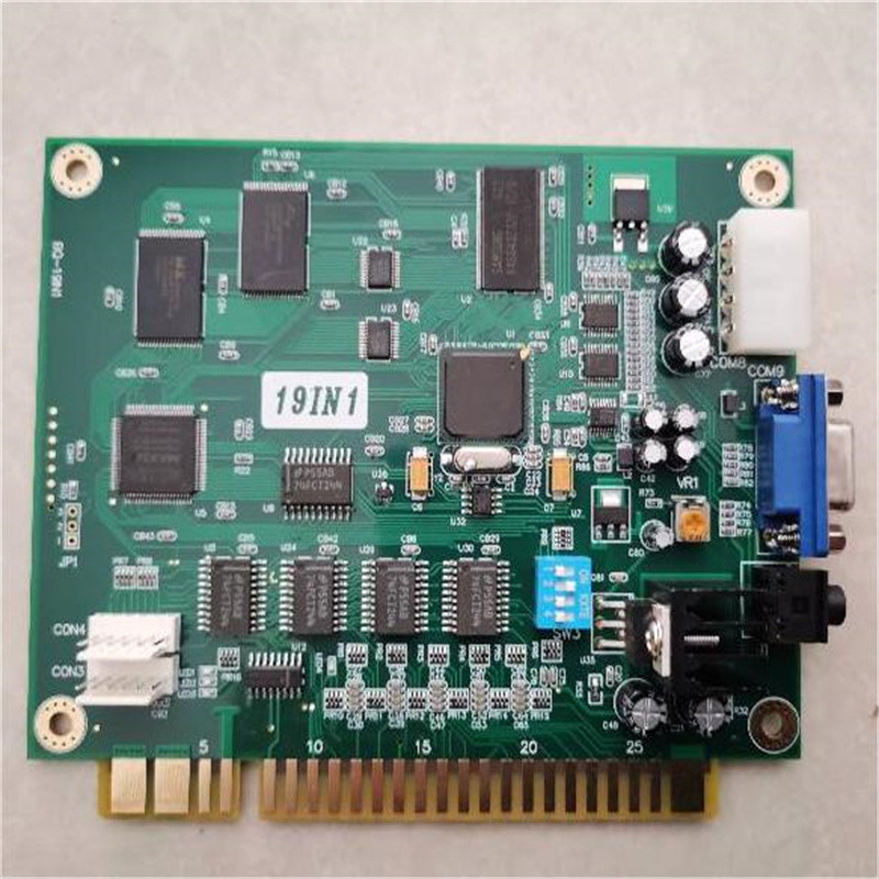 For JAMMA Video Game PCB 19 IN 1 Horizontal Multicade Arcade Multigame ...