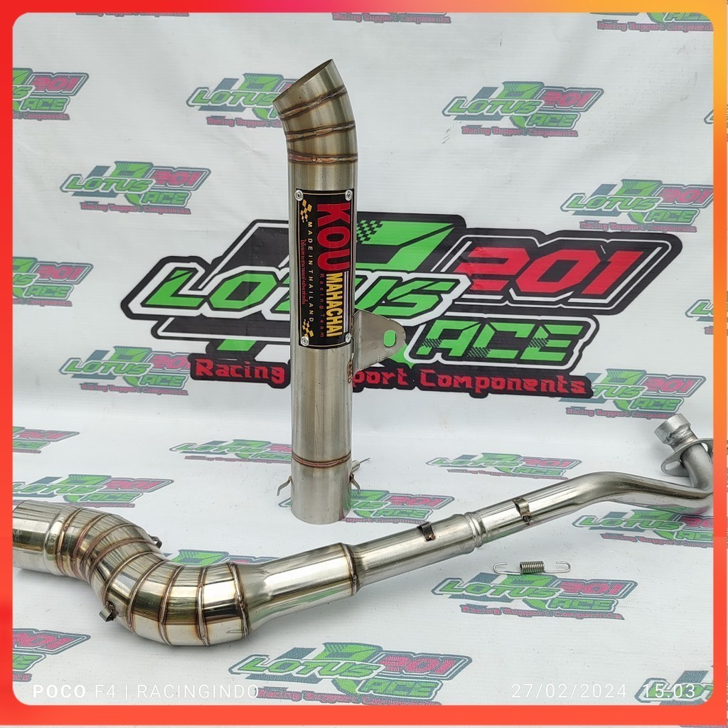 Super Open Kou Mahachai Conical Open Specs Exhaust Pipe Xrm Fury Wave ...