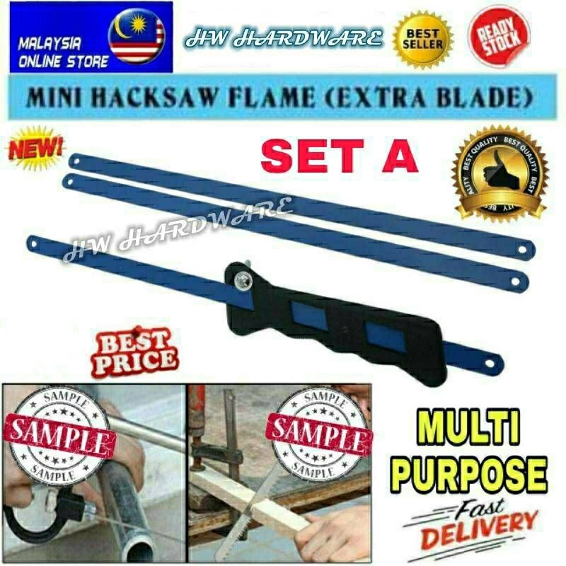 🛠️ 10” MINI HACKSAW FRAME WITH 2PCS (EXTRA BLADE) HIGH QUALITY AND ...