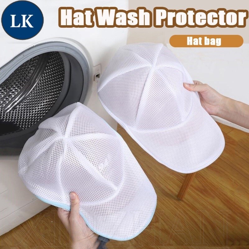 LK Washing Machines Durable Mesh Laundry Bags /Zip Closure Hat Washing ...