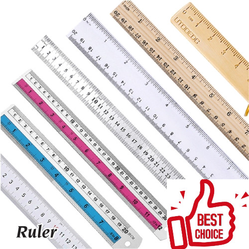 Ruler 15cm 20cm 30cm | Plastic Straight Ruler | Steel Ruler | Aluminium ...