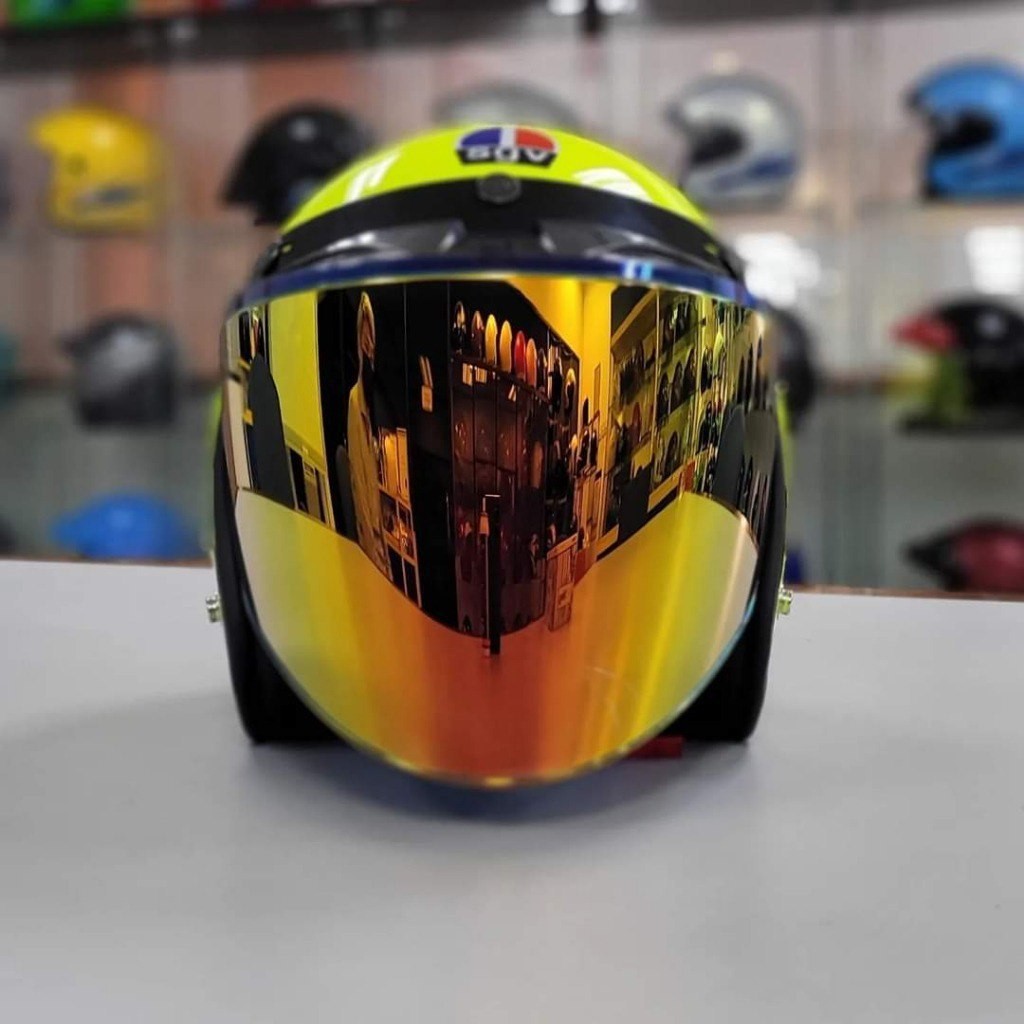 SGV SPECIAL EDITION VALENTINO YELLOW HELMET | Shopee Malaysia