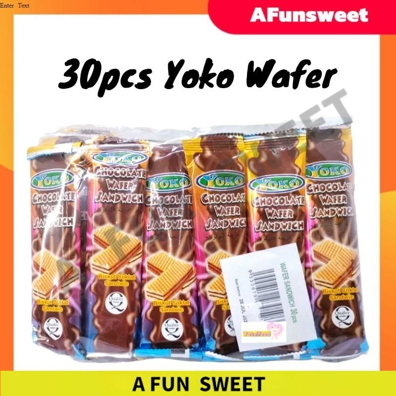 Yoko Chocolate Wafer Sandwich 30pcs | Shopee Malaysia