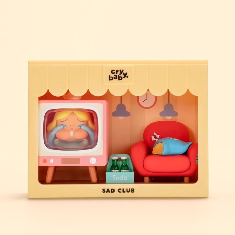 POPMART Graphic Official POPMART CRYBABY Crying Baby Sadness Club ...