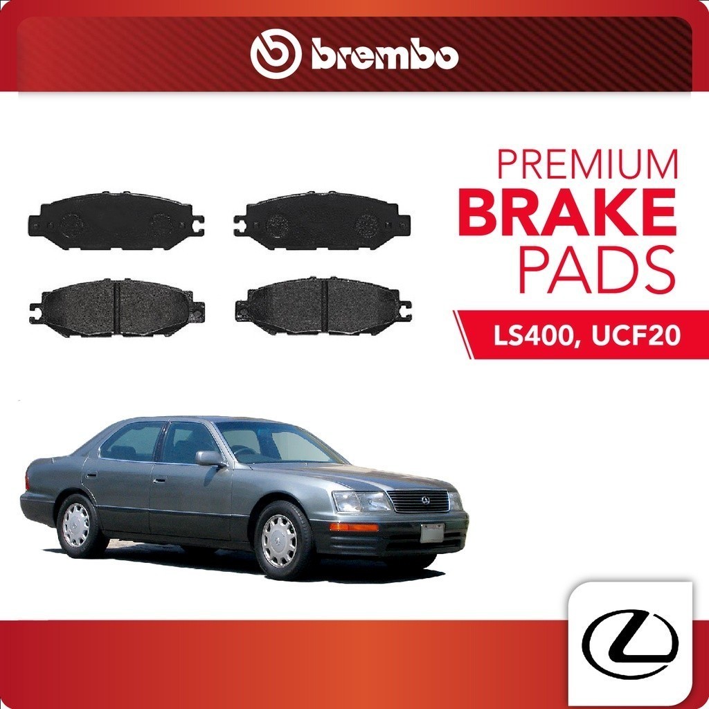 BREMBO Rear Brake Pads (1 set) For Lexus LS400 UCF20 | Shopee Malaysia