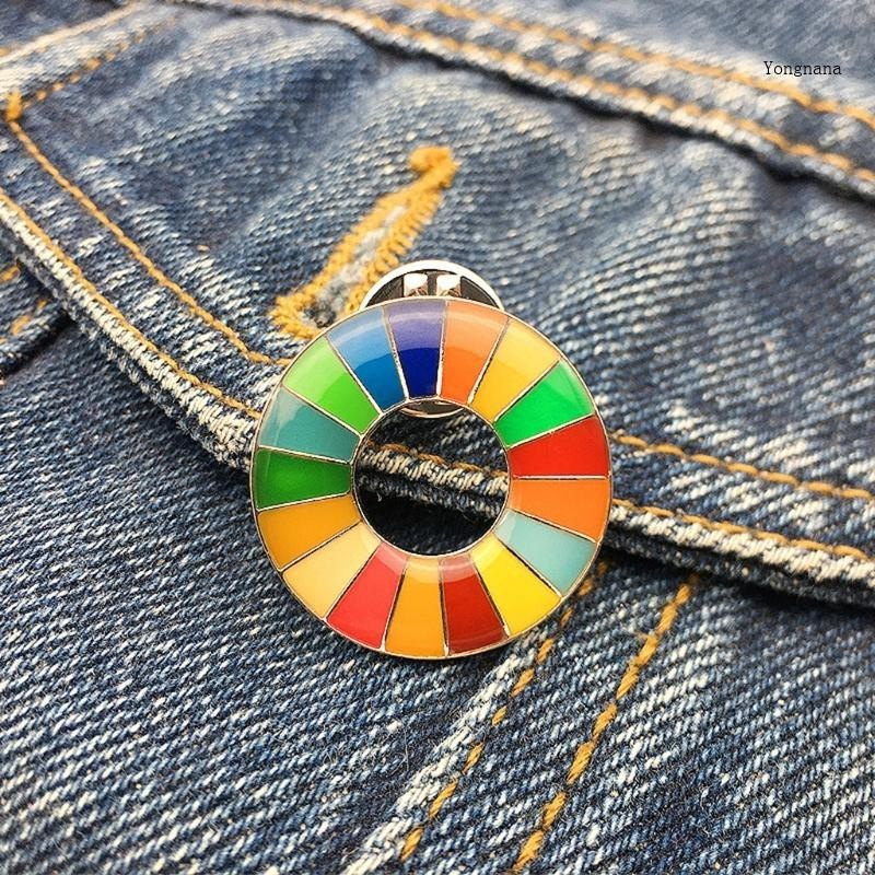 【CH*】 Sdg Pin - European Sustainable Development Goals Pin Brooch for ...