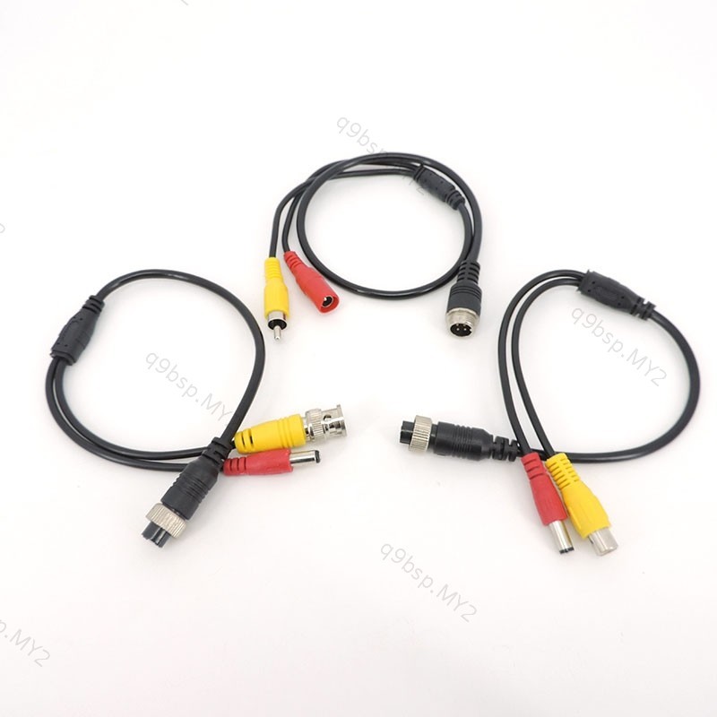 M12 Aviation Head 4Pin male female to BNC DC RCA MALE FEMALE Extension ...