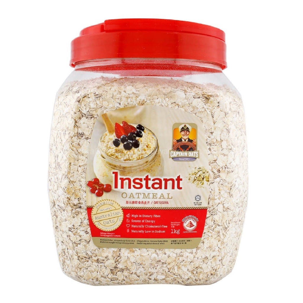 Captain Oat Instant Oatmeal 1kg | Shopee Malaysia