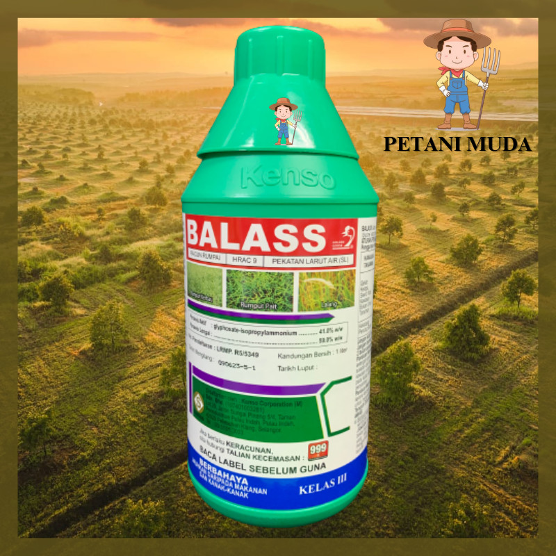 [ORIGINAL] 1L BALASS Kenso (Sama Roundup Ecomax Ken up) Glyphosate 41% ...