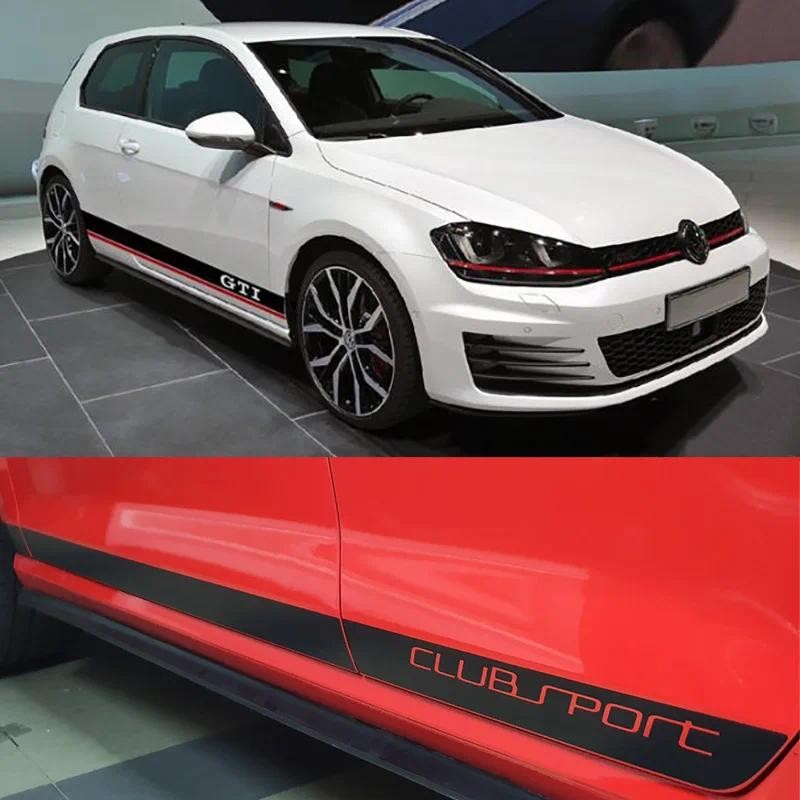 Car Racing Bed Side Sideline Decal Body Skirt Stripe Waist Line Vinyl ...