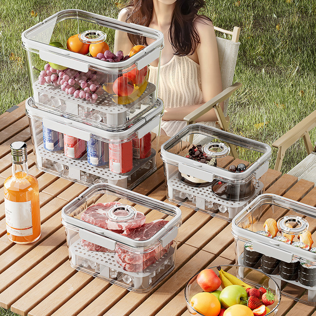 SKS 2300/5500ML Airtight Crisper Box with Time Recording Disk Reusable ...