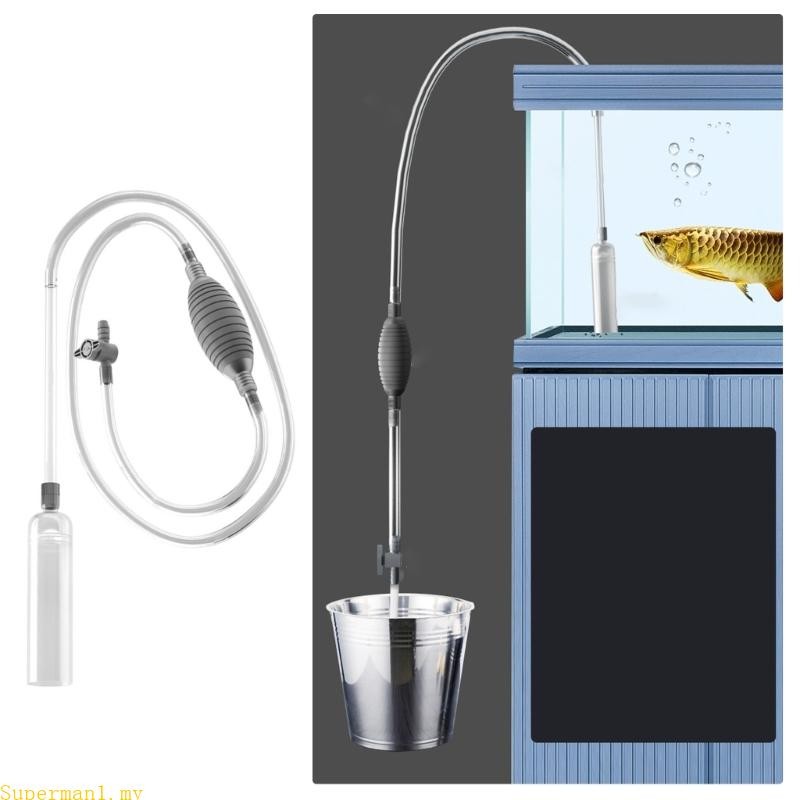 Best Aquarium Siphon Vacuum Cleaner for Fish Tanks Cleaning Gravel Sand ...